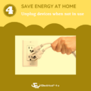 Save energy at home to create a sustainable future