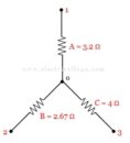 Star Delta Transformation with solved problems
